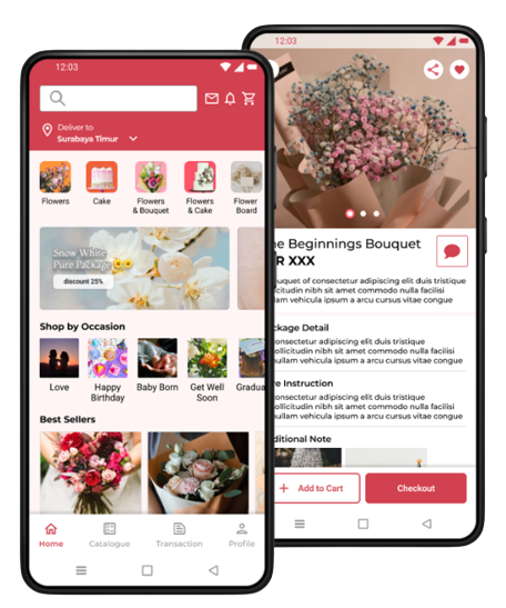 Puspita Florist App | Cahyadesthian